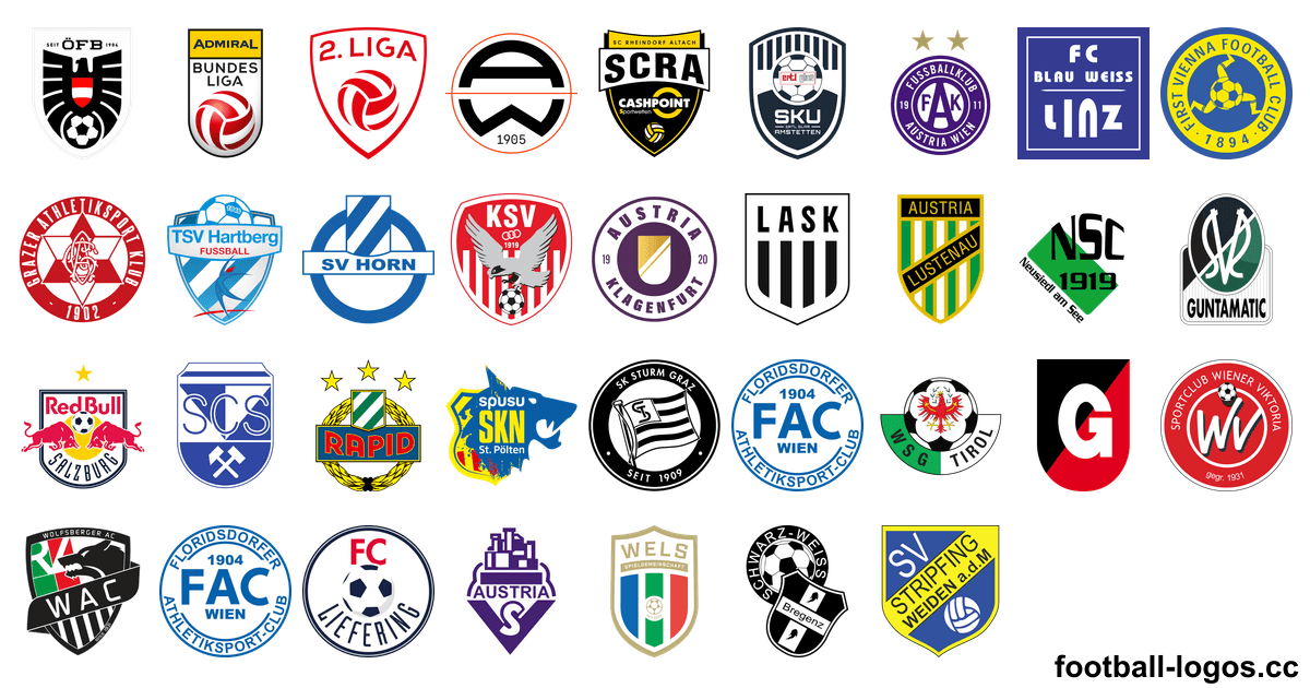 Austrian Football Logos PNG, SVG – Teams & Competitions
