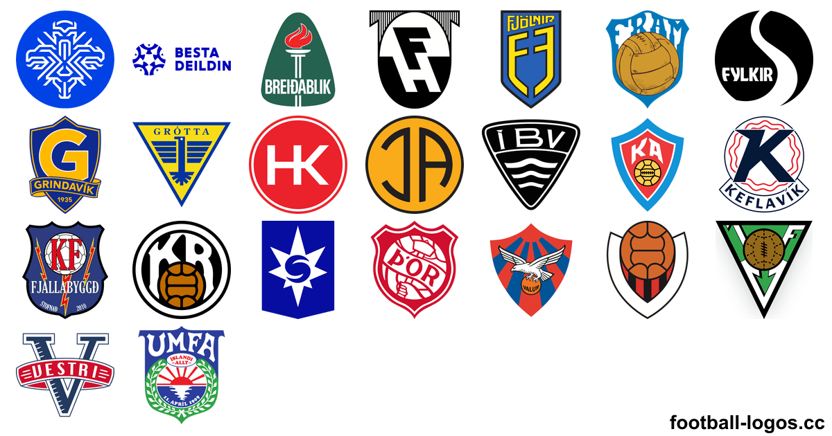 Icelandic Football Logos PNG, SVG – Teams & Competitions