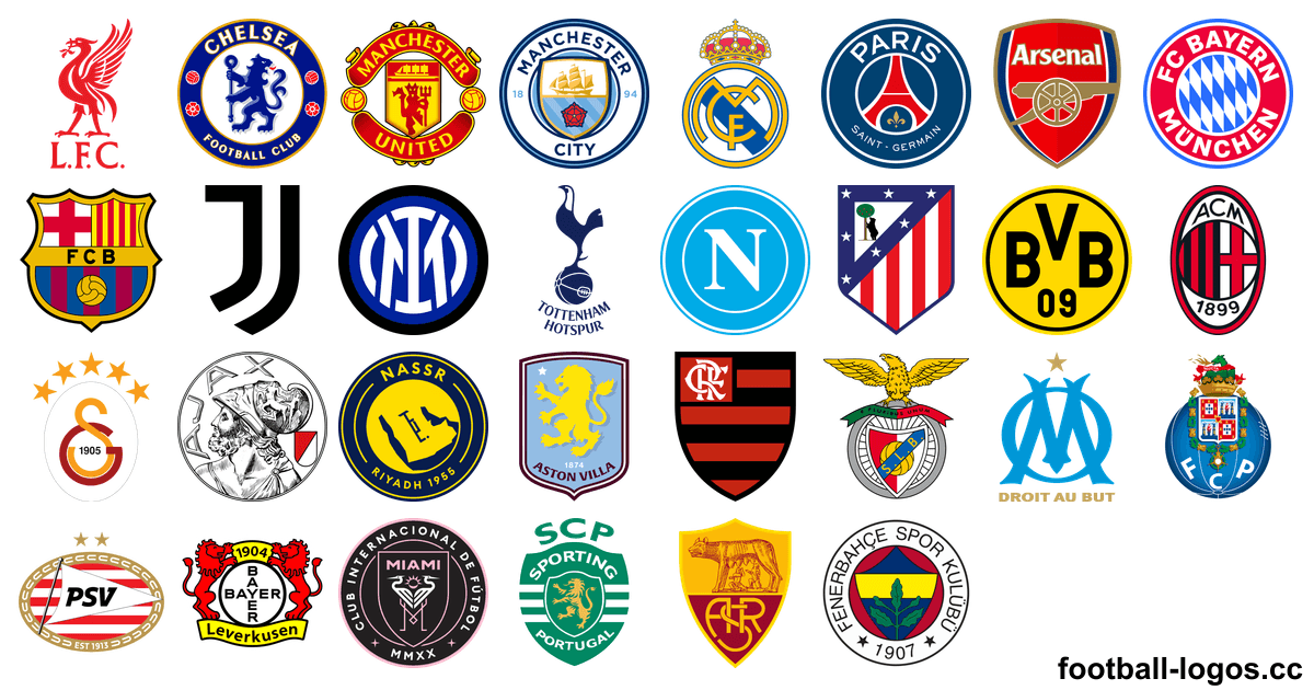 Football Logos - PNG & SVG - HD-Quality - Free Download - 2049 logos
