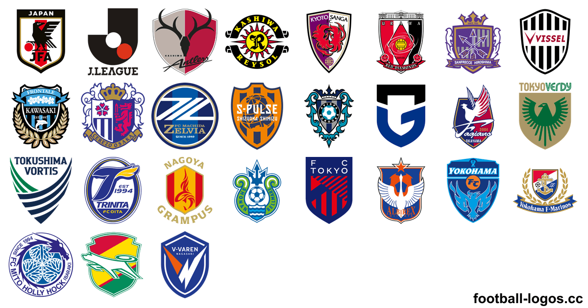 Japanese Football Logos PNG, SVG – Teams & Competitions