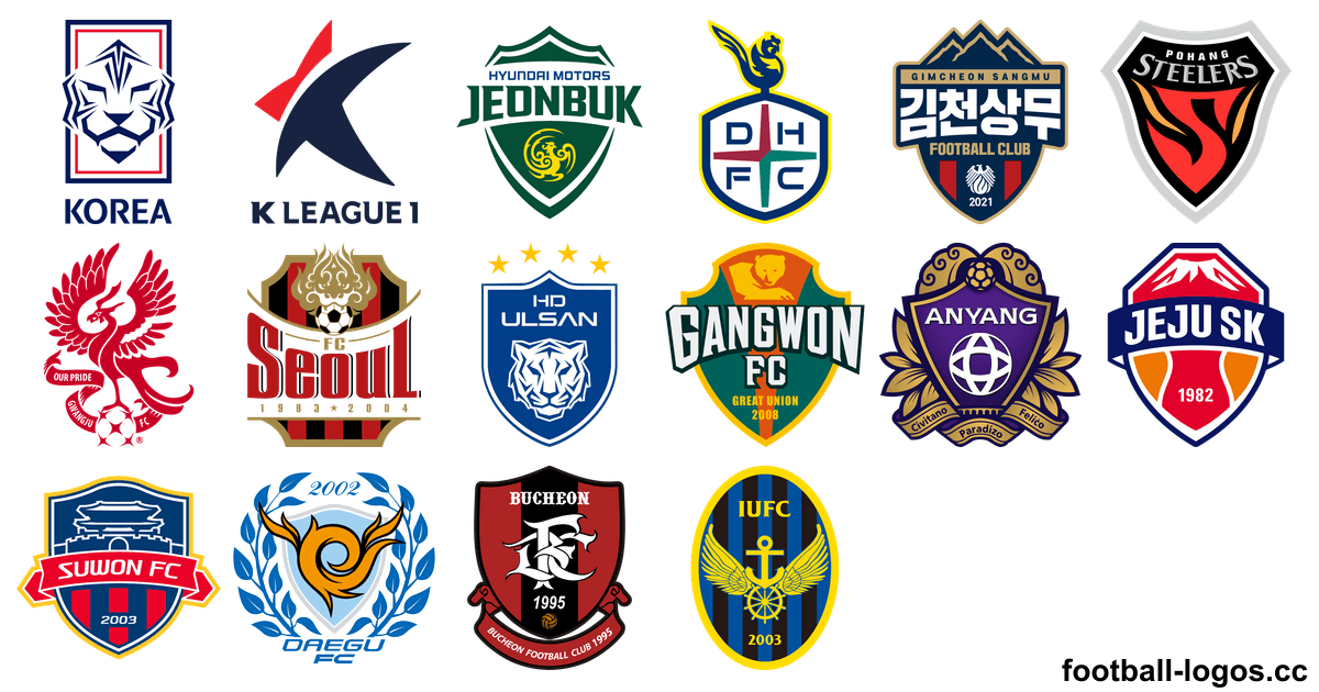 South Korean Football Logos PNG, SVG – Teams & Competitions